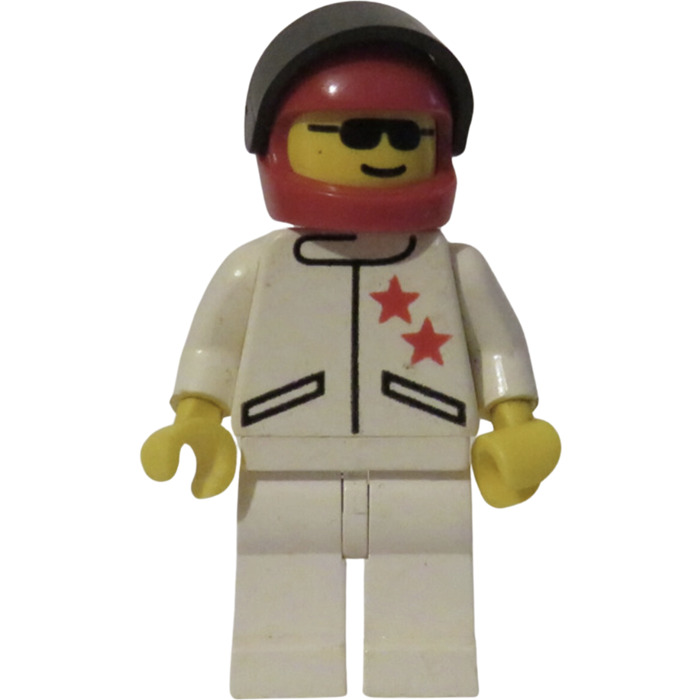 LEGO Race Car Driver with 2 Stars on Shirt Minifigure | Brick Owl ...