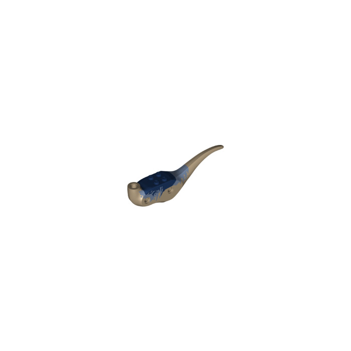 LEGO Raptor Body with Dark Blue Top and Sand Blue Markings (68171 / ...