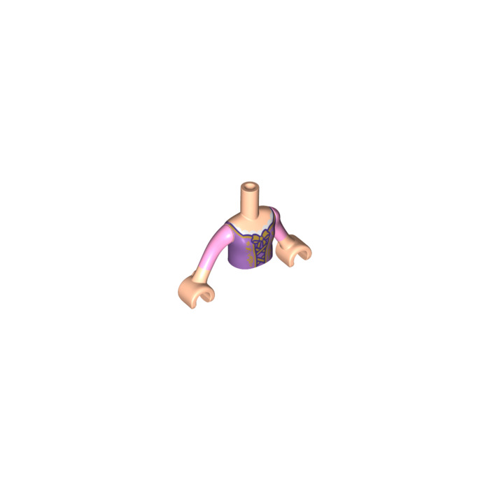 LEGO Rapunzel with Gold Laced Dress and Flower Friends Torso (35677 / ...