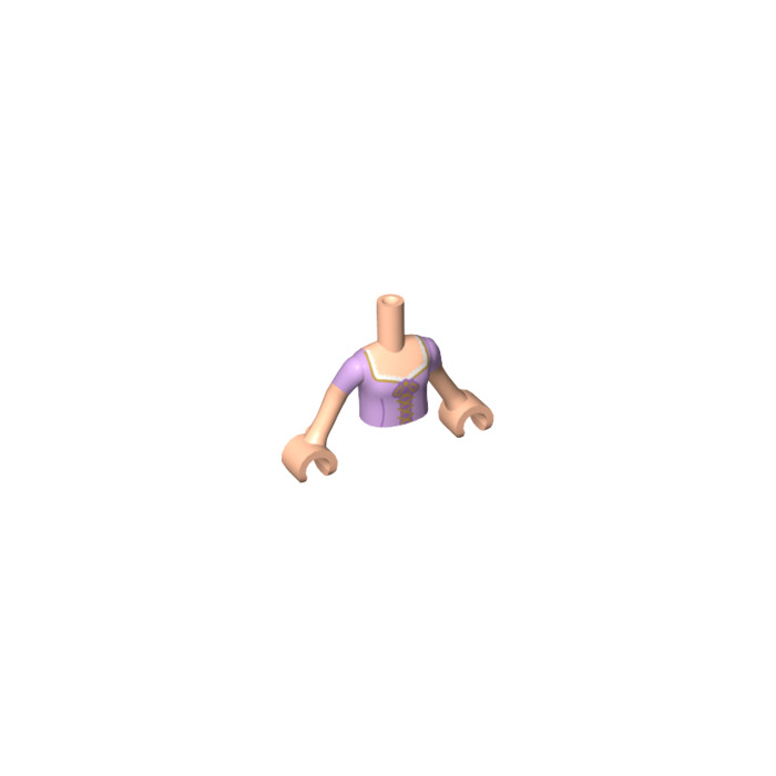 LEGO Rapunzel with Gold Laced Dress and Flowers Friends Torso (92456 ...