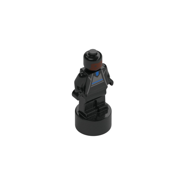 LEGO Ravenclaw Student Statuette with Black Hair and Brown Face ...
