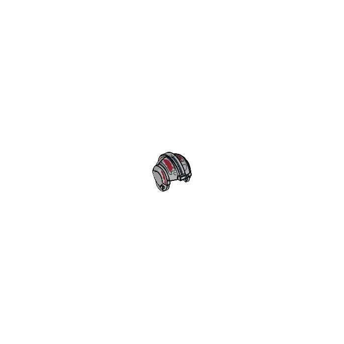 LEGO Rebel Pilot Helmet with Dark Red Markings (30370 / 96738) | Brick ...
