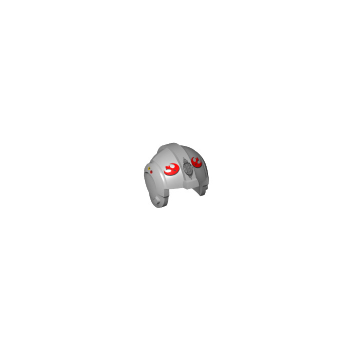 LEGO Rebel Pilot Helmet with Red Crescents and Vent (19188 / 30370 ...