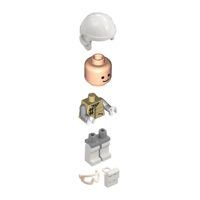 LEGO Rebel Trooper (Hoth) with Tan Vest and Snow Goggles Minifigure ...
