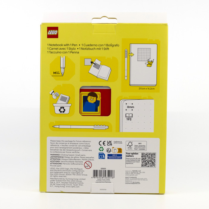 LEGO Reclaim and Recycle Notebook with Gel Pen – Thoughts (5009525 ...