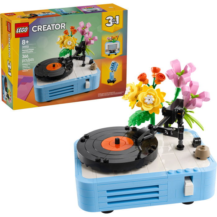 LEGO Record Player with Flowers Set 31172 | Brick Owl - LEGO Marketplace