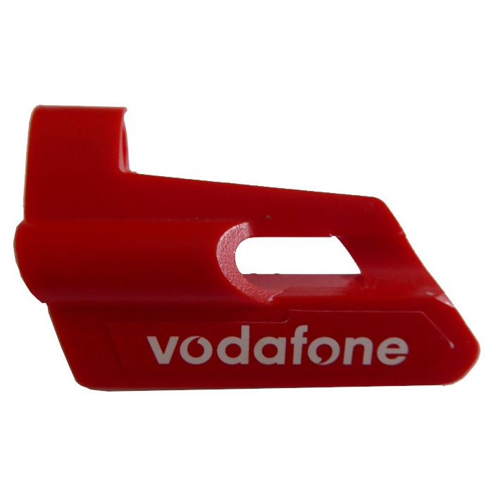 LEGO Red 3D Panel 24 with 'vodafone' Sticker (47712) | Brick Owl - LEGO ...