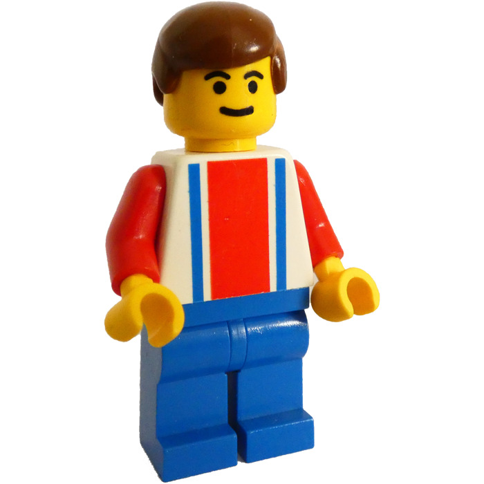 LEGO Red and Blue Team Player with Number 11 on Back Minifigure | Brick ...