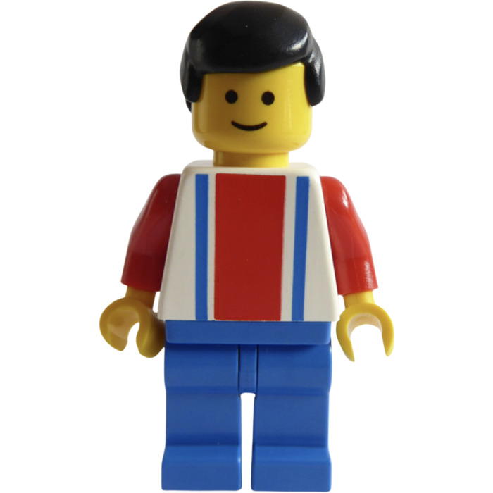 LEGO Red and Blue Team Player with Number 2 Minifigure | Brick Owl