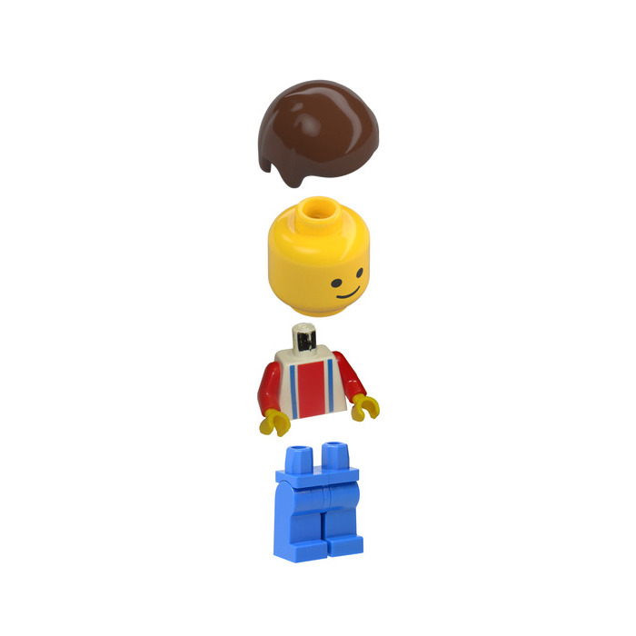 LEGO Red and Blue Team Player with Number 7 Minifigure | Brick Owl ...