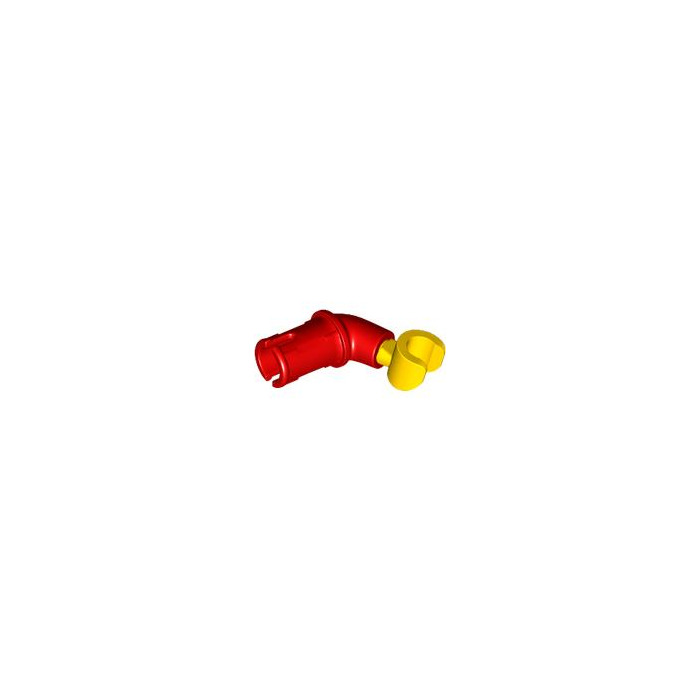 LEGO Red Arm with Pin with Yellow Hand (67908) | Brick Owl