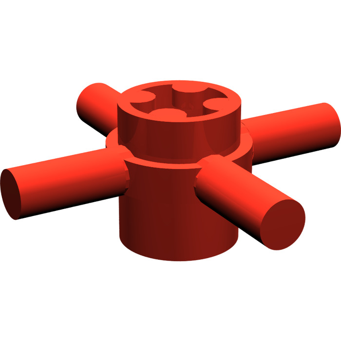 LEGO вісь Роз'єм Hub з 4 Bars Неармований (48723) | Brick Owl - LEGO Ринок