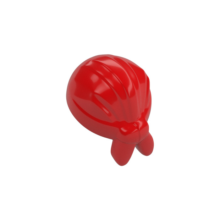 LEGO Red Bandana with Double Tail and Ridges (18927) | Brick Owl