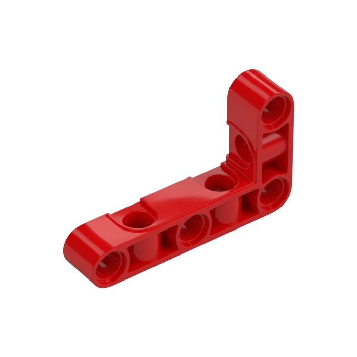 LEGO Red Beam 3 x 5 L-Shape with Side Holes (2477) | Brick Owl