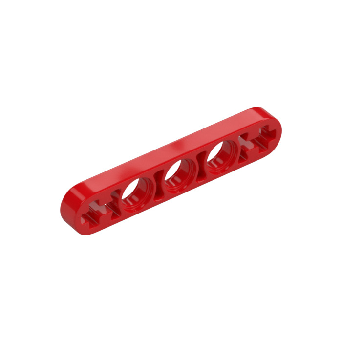 LEGO Red Beam 5 x 0.5 Thin with Axle Holes (11478 / 44864) | Brick Owl ...