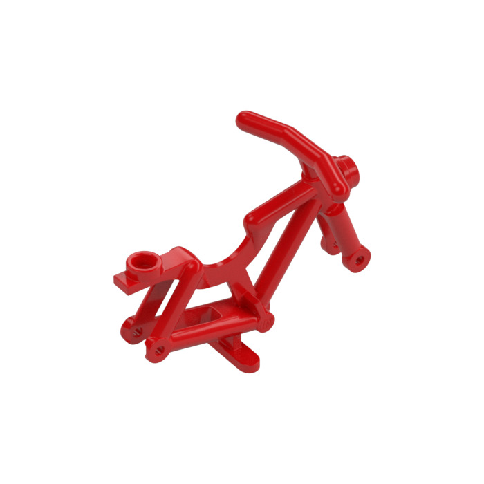 LEGO Red Bicycle Frame with Handlebars (4719 / 65574) | Brick Owl