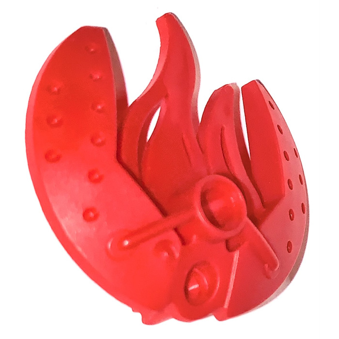 LEGO Red Bionicle Shield 5 x 5 with Flames (41661) | Brick Owl - LEGO ...