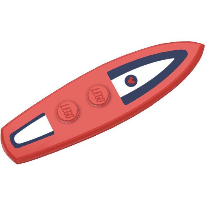 LEGO Boogie Board with Dark Blue and White Sticker (17947) | Brick Owl ...