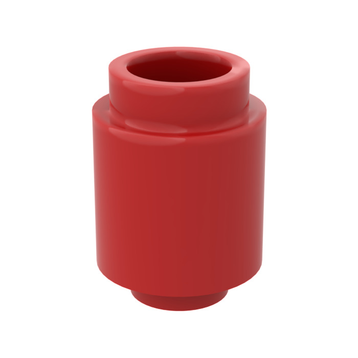 LEGO Red Brick 1 x 1 Round with Open Stud (3062 / 35390) | Brick Owl ...
