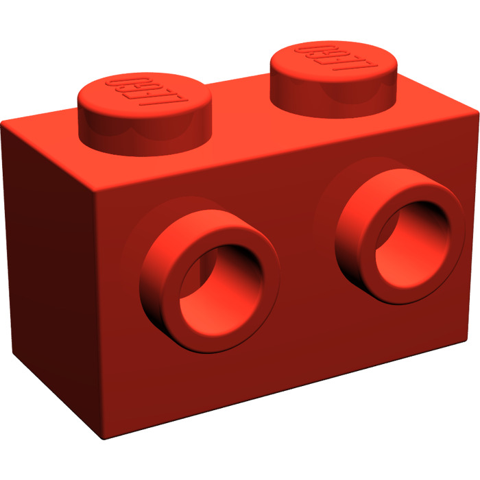 LEGO Red Brick 1 x 2 with Studs on Opposite Sides (52107) | Brick Owl ...