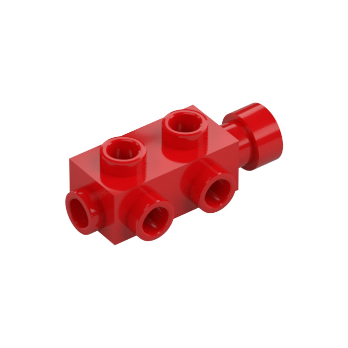 LEGO Red Brick 1 x 2 x 0.7 with Studs on Sides (4595 / 8768) | Brick Owl