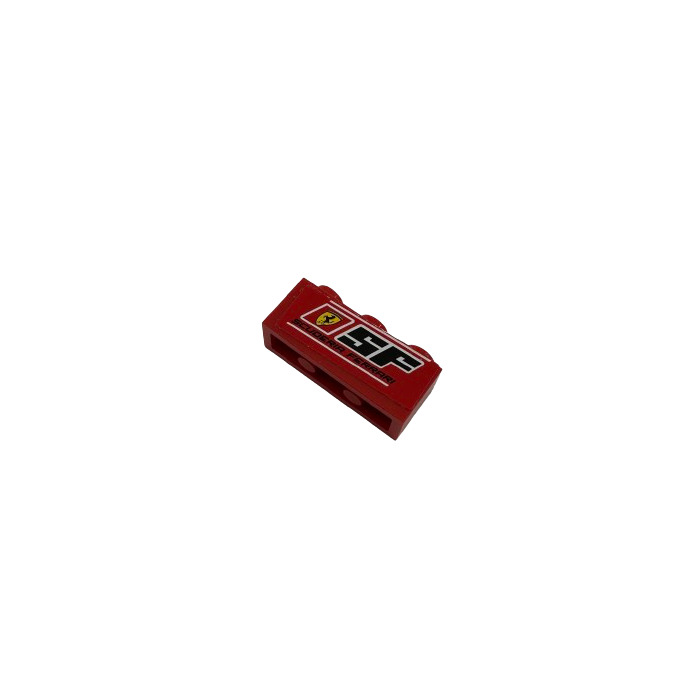LEGO Brick 1 x 3 with Ferrari Logo, 'SF' and 'SCUDERIA FERRARI' Sticker ...