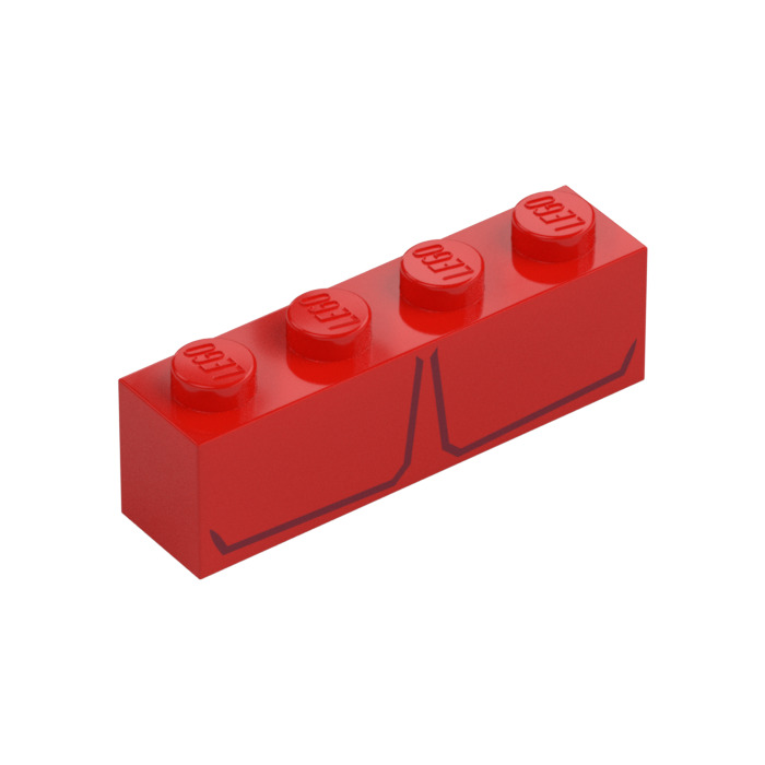 LEGO Brick 1 x 4 with Red Hulk Top Torso (3010 / 108817) | Brick Owl ...