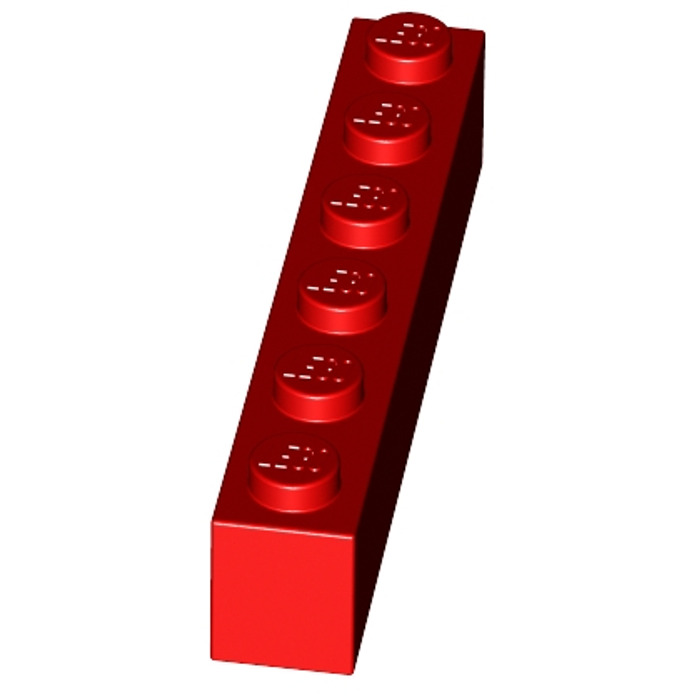 LEGO Red Brick 1 x 6 (3009 / 30611) | Brick Owl - LEGO Marketplace