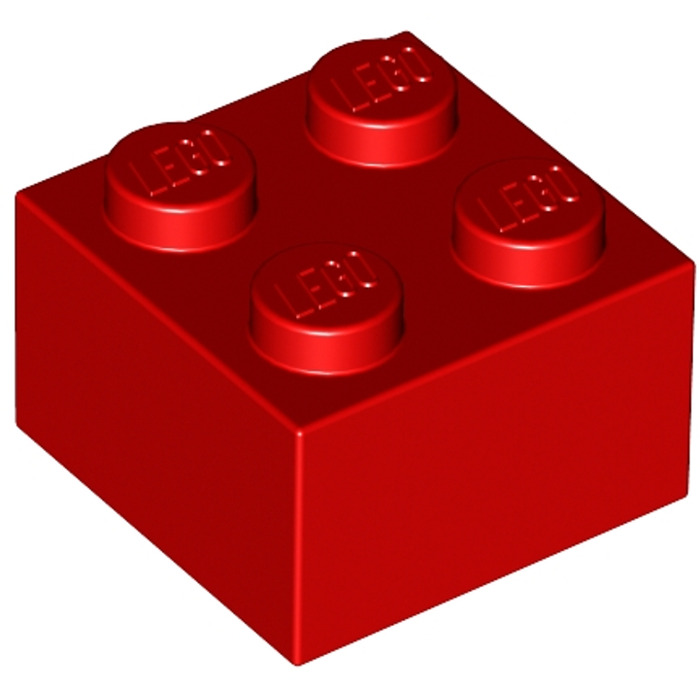 LEGO Red Brick 2 x 2 (3003 / 6223) | Brick Owl - LEGO Marketplace