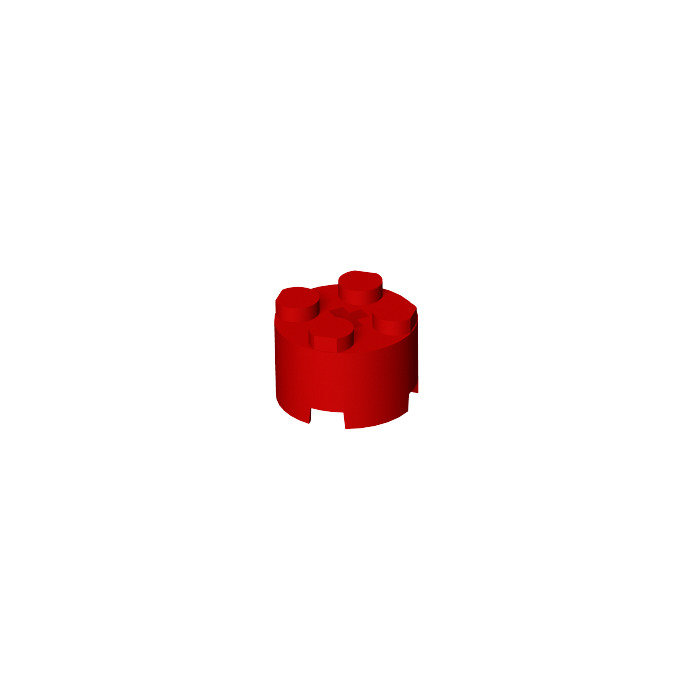 LEGO Red Brick 2 x 2 Round (3941 / 6143) | Brick Owl - LEGO Marketplace