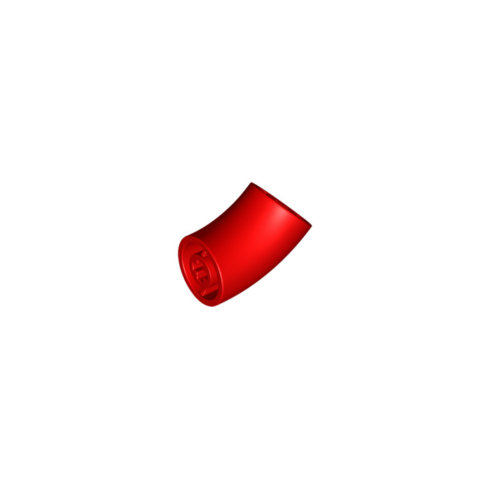 LEGO Red Brick 2 x 2 Round Elbow (45°) (Shorter) (1986 / 65473) | Brick Owl