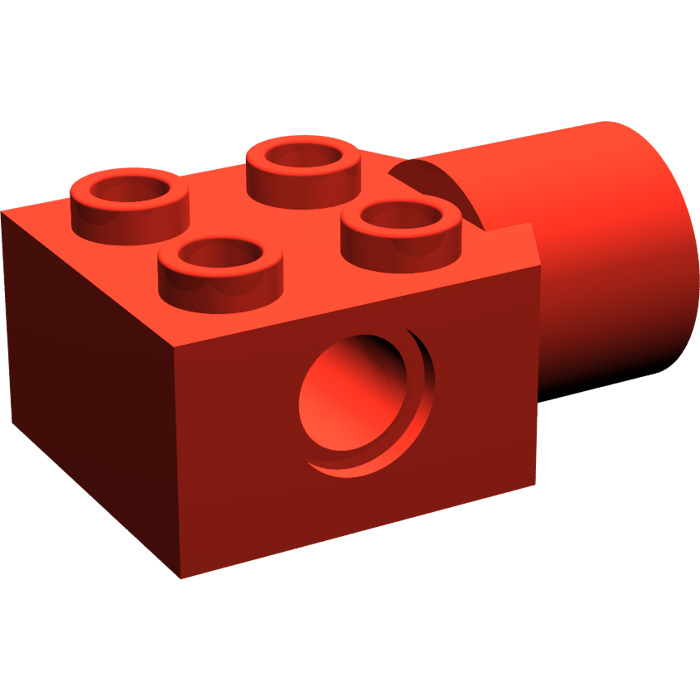 LEGO Brick 2 x 2 with Hole and Rotation Joint Socket (48169 / 48370 ...