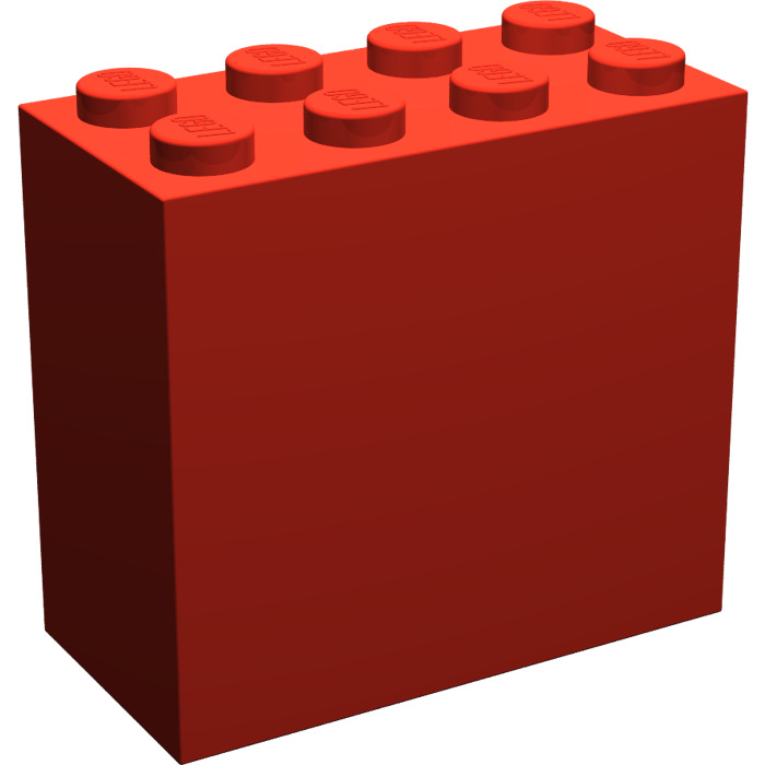 LEGO rojo Ladrillo 2 x 4 x 3 (30144) | Brick Owl - LEGO Mercado
