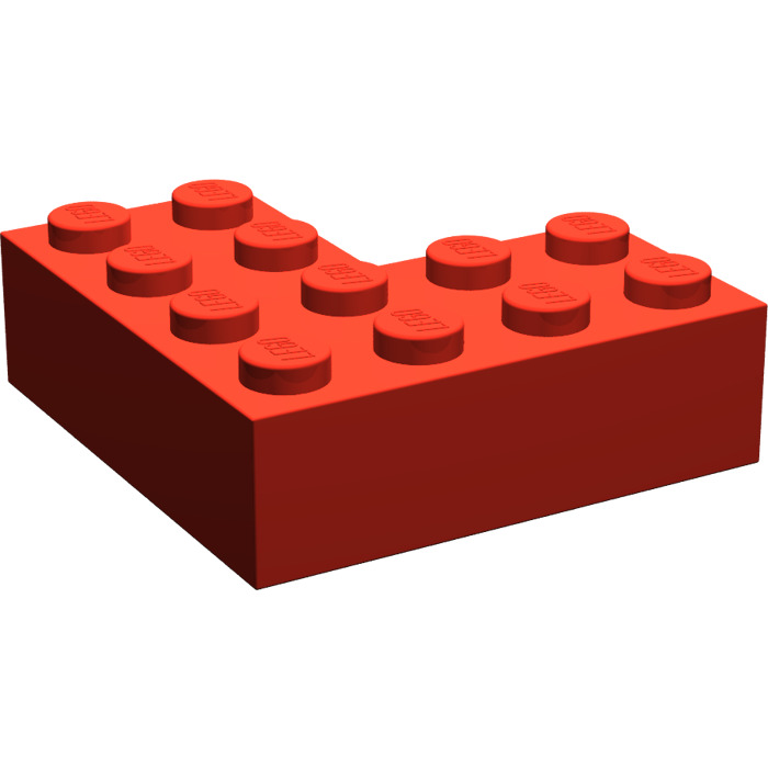 LEGO rojo Brick 4 x 4 Corner | Brick Owl - LEGO Mercado