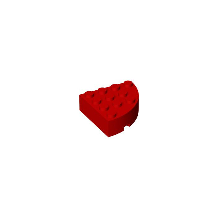 LEGO Red Brick 4 x 4 Round Corner (2577) | Brick Owl - LEGO Marketplace