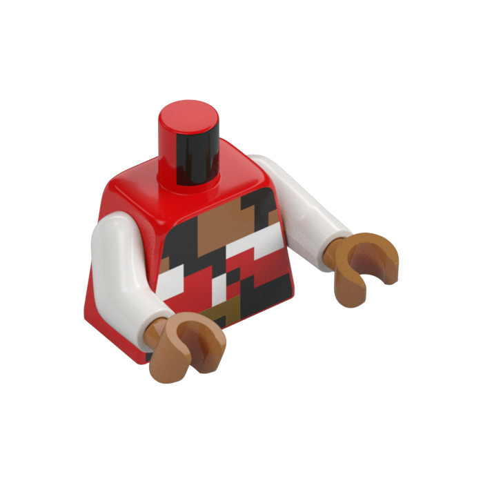 LEGO Buccaneer Minifig Torso (973 / 76382) | Brick Owl - LEGO Marketplace