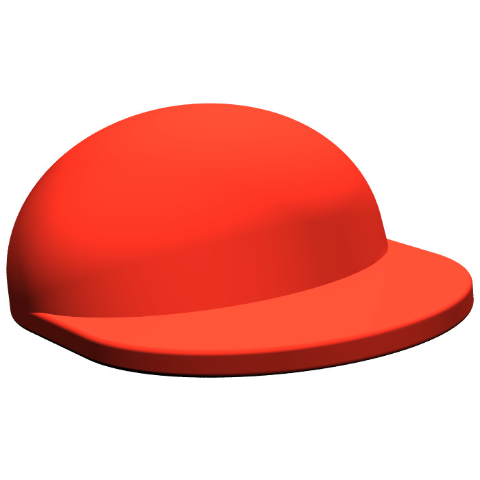 LEGO Red Cap with Long Flat Bill (4485 / 75109) | Brick Owl - LEGO ...
