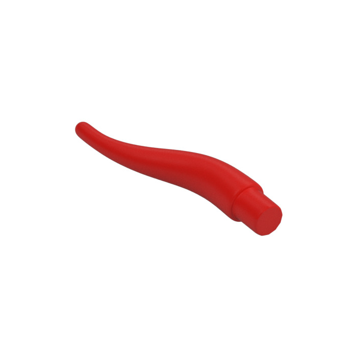 LEGO Red Cattle Horn (Long) (13564) | Brick Owl - LEGO Marketplace