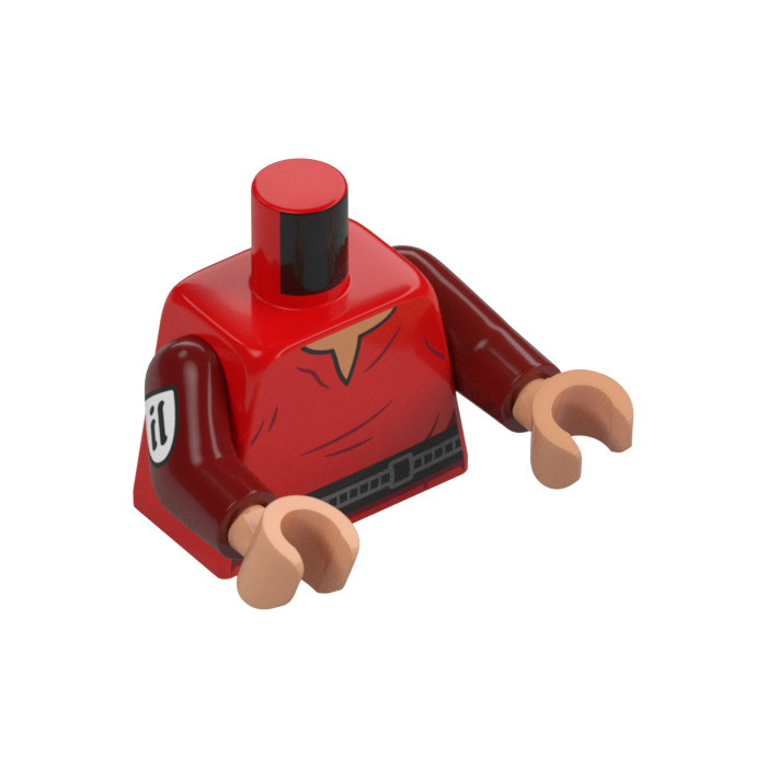 LEGO Red Clone Cadet Torso (973) | Brick Owl - LEGO Marketplace