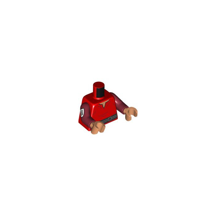 LEGO Red Clone Cadet Torso (973 / 76382) | Brick Owl - LEGO Marketplace