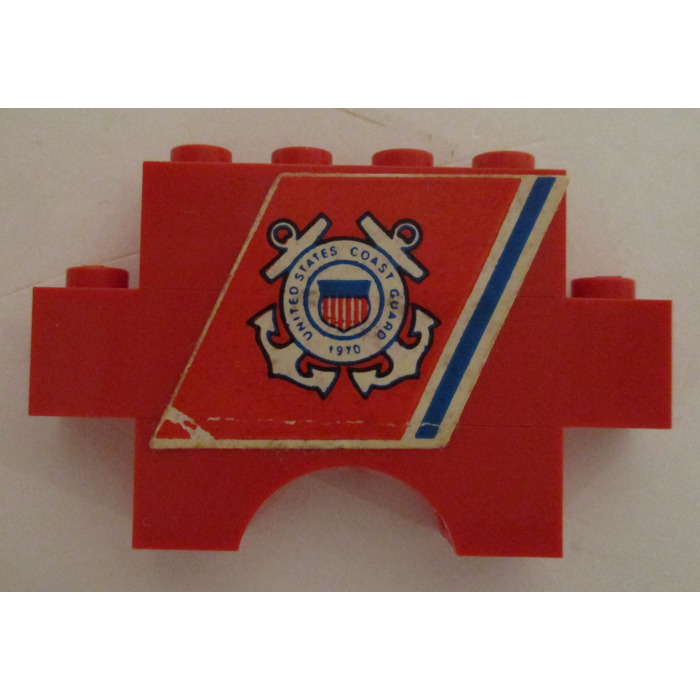 LEGO Red Coast Guard Seal Stickered Assembly | Brick Owl - LEGO Marketplace