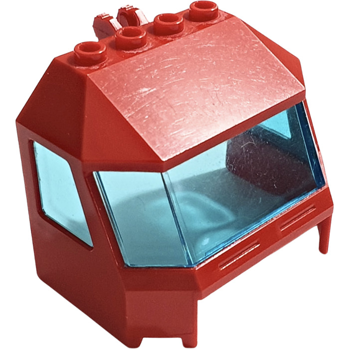 LEGO Red Cockpit 6 x 4 x 3 with Glass | Brick Owl - LEGO Marketplace