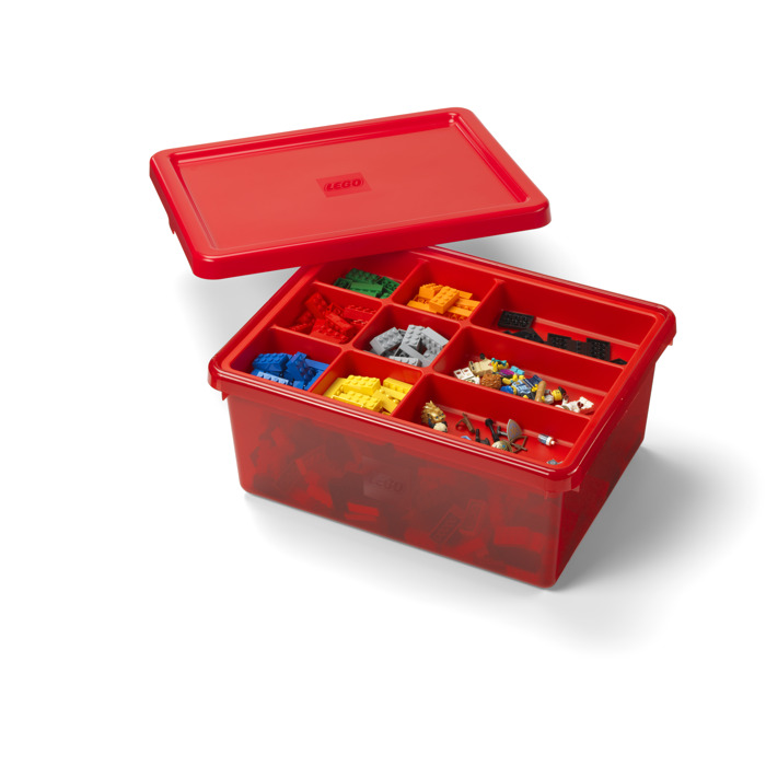 LEGO Red Compartment Storage Box (5009343) | Brick Owl
