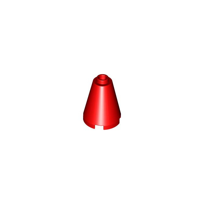 LEGO Red Cone 2 x 2 x 2 (Open Stud) (3942 / 14918) | Brick Owl