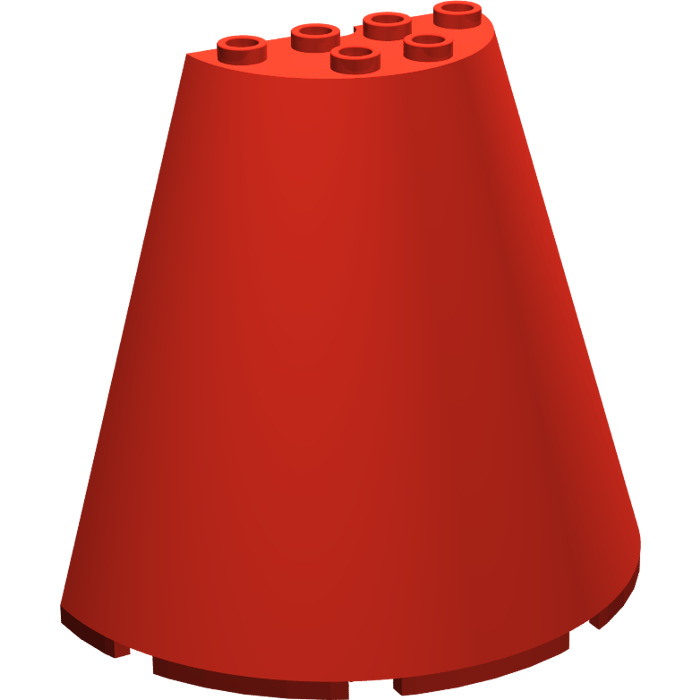 LEGO Cone 8 x 4 x 6 Half (47543 / 48310) | Brick Owl - LEGO Marketplace