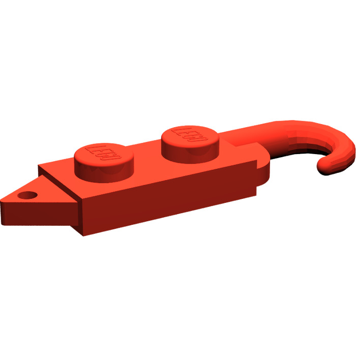 LEGO Red Crane Hook Left (3127) | Brick Owl - LEGO Marketplace