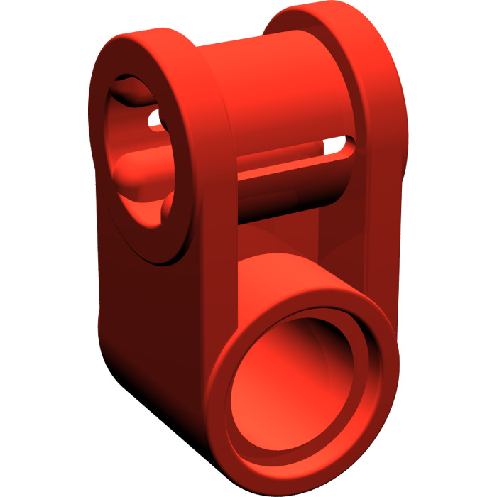 LEGO Red Cross Block 90° 1 x 2 (Axle/Pin) (6536 / 40146) | Brick Owl ...