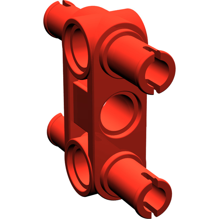 LEGO Red Cross Block Beam 3 with Four Pins (48989 / 65489) | Brick Owl ...