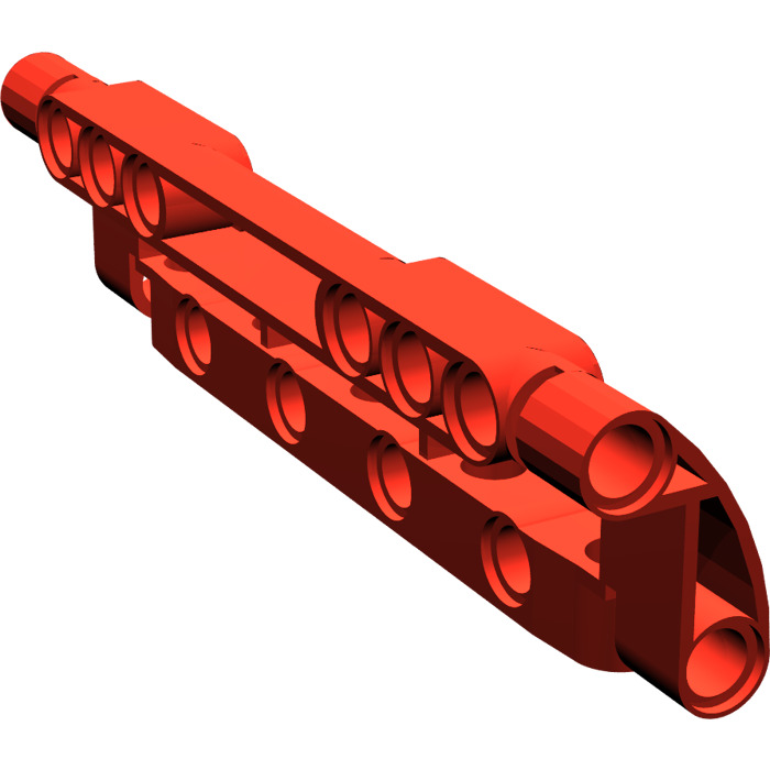 LEGO Red Curved Panel 11 x 3 with 10 Pin Holes (11954) | Brick Owl ...