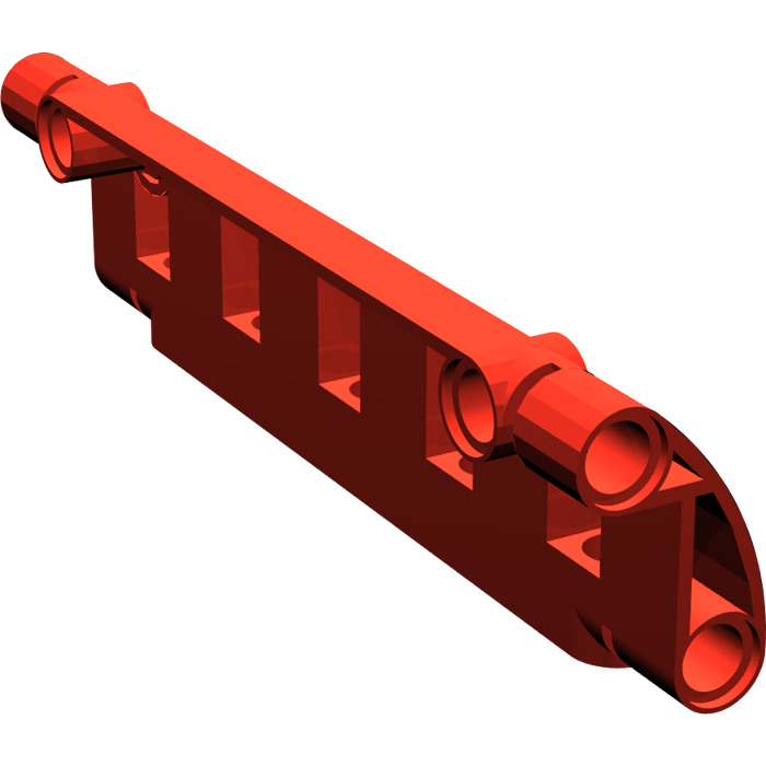 LEGO Red Curved Panel 11 x 3 with 2 Pin Holes (62531) | Brick Owl ...